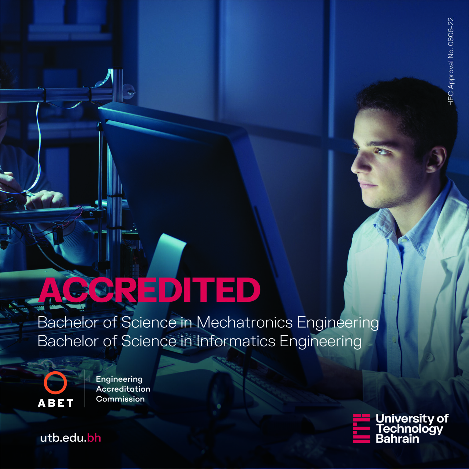 UTB engineering and computing programmes re-accredited by ABET - UTB